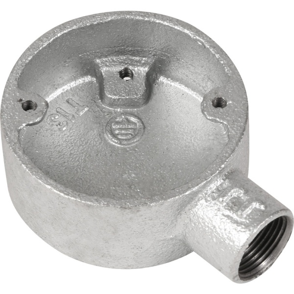 Metal Conduit Terminal Box 20mm Galvanised - TER20 | United Electrical ...